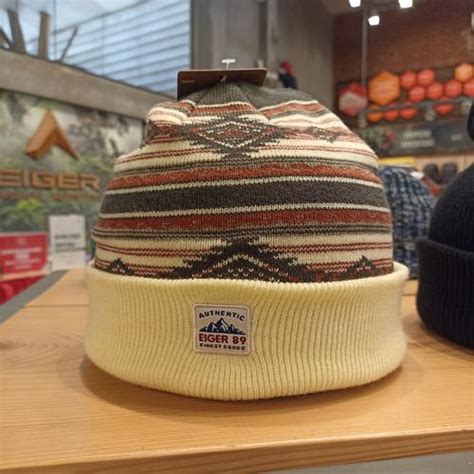 Jual Eiger Kupluk Cewek Ethnic Pattern Beanies Ws 91000 8650 Original Bdg Hijau Kota Bandung