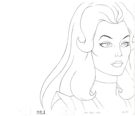 She Ra Princess Of Power Animation Production Cel Drawing Filmation