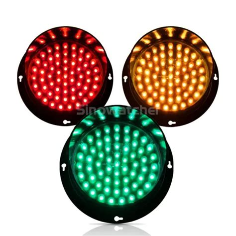 High Quality 125mm Ryg Mini Traffic Light Pixel Cluster Sinowatcher