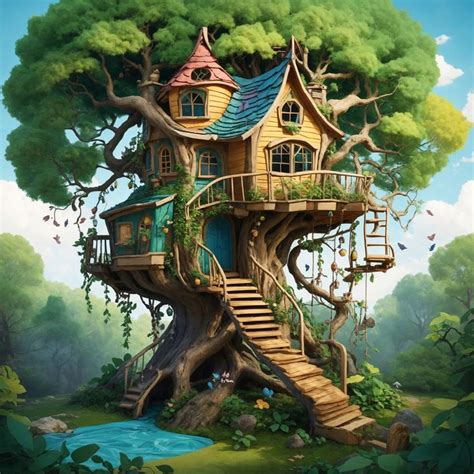 Magical Treehouse Tree House Magical Tree