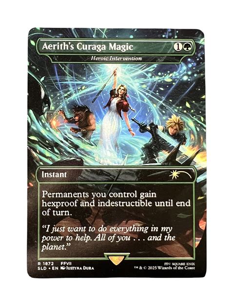 Aeriths Curaga Magicheroic Intervention 1872 Holo From Secret Lair