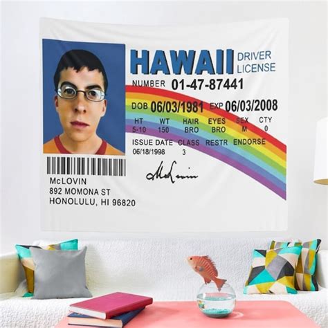 Personalized Mclovin Id Etsy