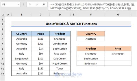 excel index match to return multiple values in one cell exceldemy