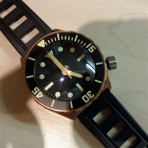 Sold Armida A1 Bronze Eta With Stripped Crown Eu Watchcharts