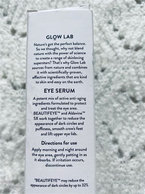 Glow Lab - Serum pod oczy