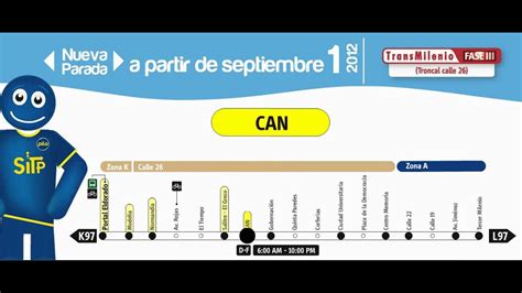 Transmilenio Abre Nueva Estación Can Youtube