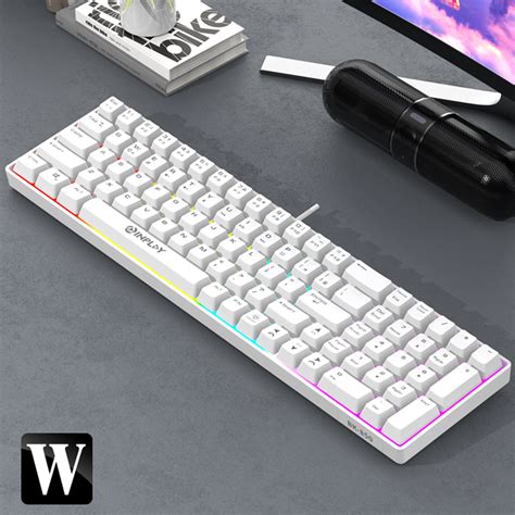 Inplay 68 85 Key Rgb Membrane Keyboard Raibow Light Waterproof Smooth Inplay 68 85 Key Rgb Membrane Keyboard Raibow Light Waterproof Smooth
