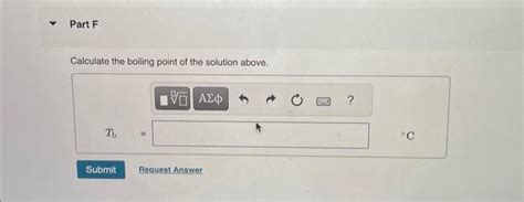 Solved Calculate The Freezing Point Of A Solution Containing Chegg Com