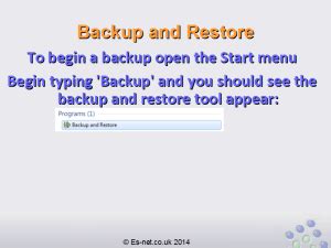 Simple Guide To Backup And Restore In Windows