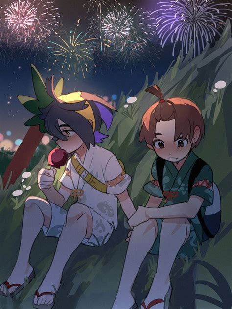 Florian And Kieran Pokemon And More Drawn By Suikaels Danbooru