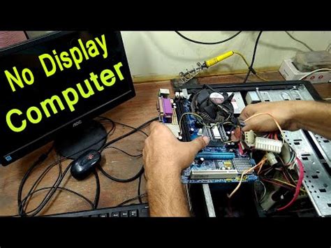 How To Repair No Display Computer Bios Problem No Display Motherboard No Signal By Pk Expert