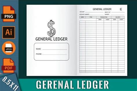 3 General Ledger Designs And Graphics