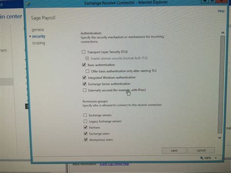 Inbound Authentication Failed With Error On Exchange Collaboration Spiceworks Community