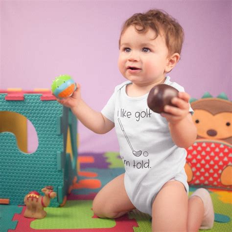 Golf Onesie Future Golfer Funny Golfing Bodysuit Newborn Etsy