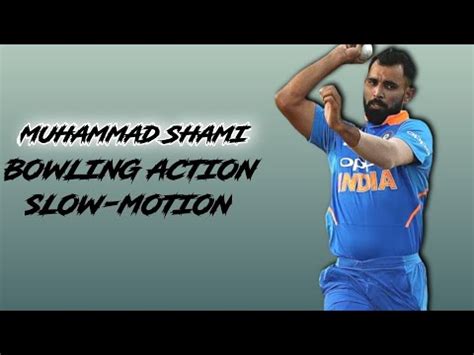 Muhammad Shami Bowling Action Slow Motion Youtube