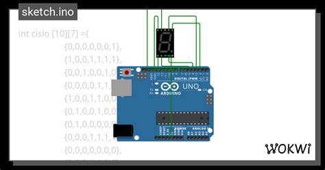 čislo od Wokwi ESP STM Arduino Simulator