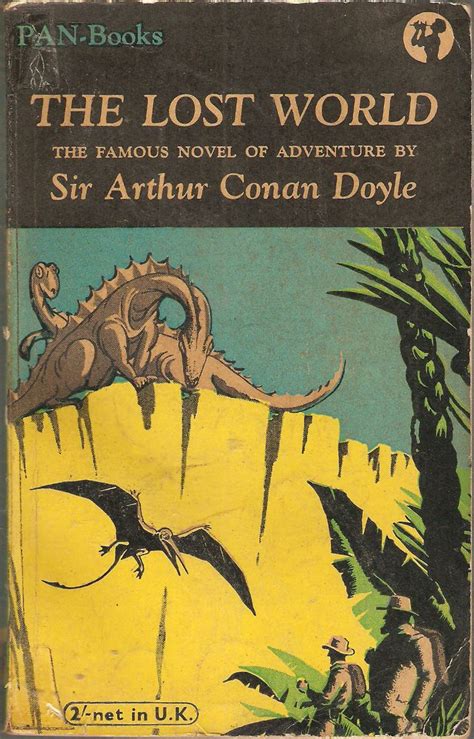 Sir Arthur Conan Doyle The Lost World Book Cover Art The Lost