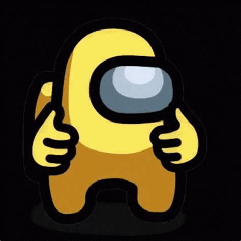 Yellow Among Us Shaking Butt 