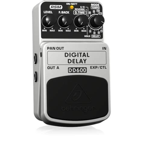avlfx behringer digital delaydd600 digital stereo delay echo effects pedal