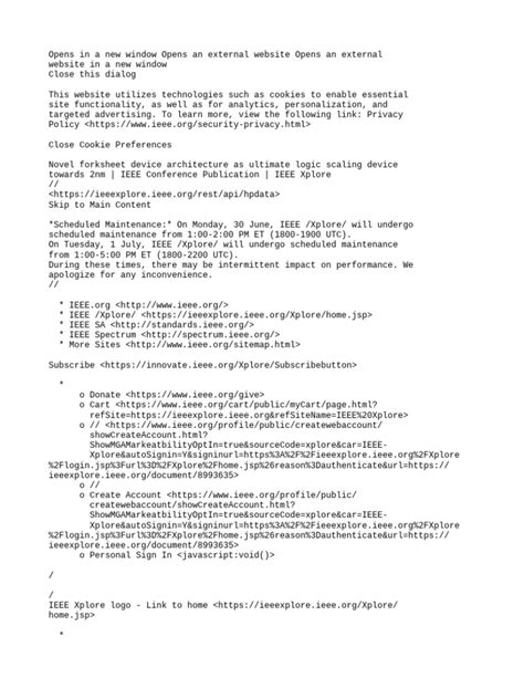 Novel Forksheet Device Architecture As Ultimate Logic Scaling Device