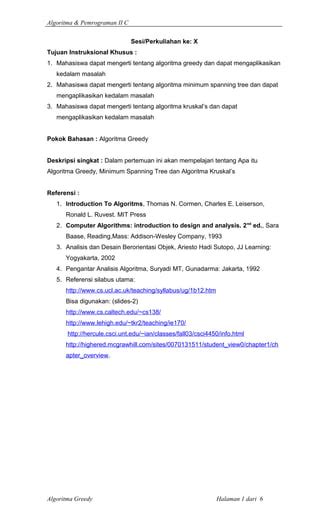 metode greedy pdf