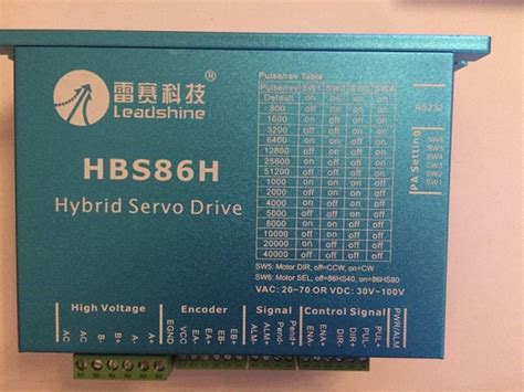 NEMA Phase Closed Loop Motor Hybrid Servo Drive HBS H Leadshine VAC