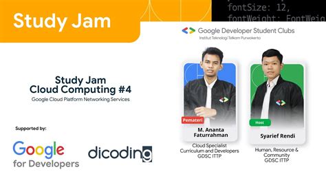 STUDY JAM CLOUD Google Cloud Platform Networking Services YouTube