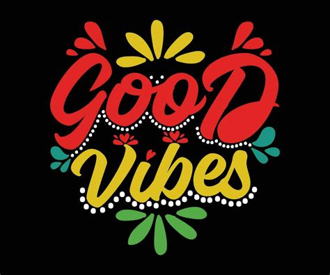 Good Vibes Retro T Shirt Design Vintage Retro Rainbow Concept