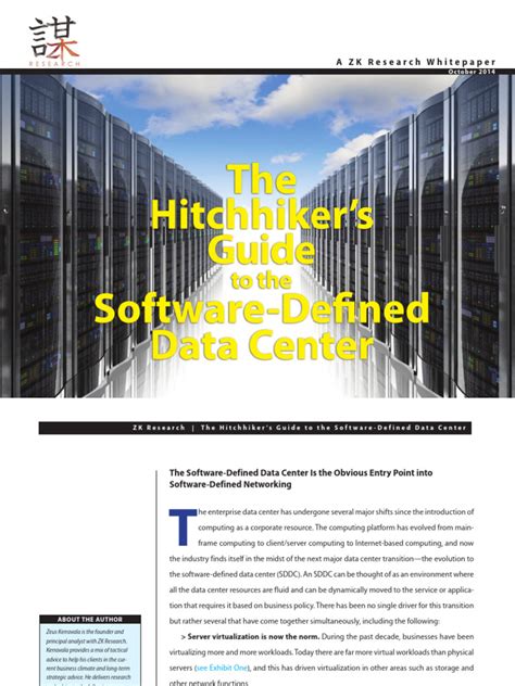 The Hitchhikers Guide To The Software Defined Data Center Pdf