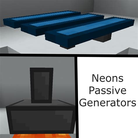 Neons Passive Generators Minecraft Mod
