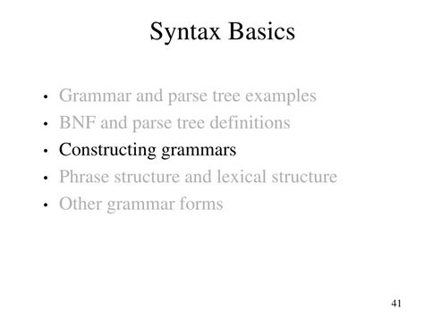 Ppt Defining Program Syntax Chapter 3 Powerpoint Presentation Free