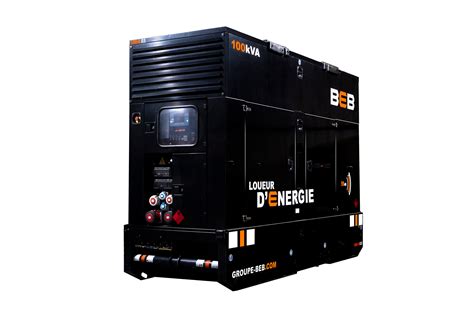 Location Groupe électrogène 100kva Super Silencieux Beb