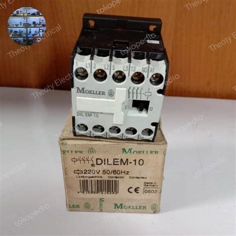 Jual Moeller Dilem 10 Mini Contactor 220vac Moeller Dilem 10 220vac