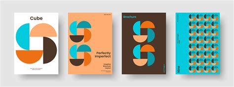 격리된 책 표지 레이아웃 크리에이티브 브로셔 템플릿 기하학적 배경 디자인 전단 보고서 기치 비즈니스 프레젠테이션 포스터 뉴스
