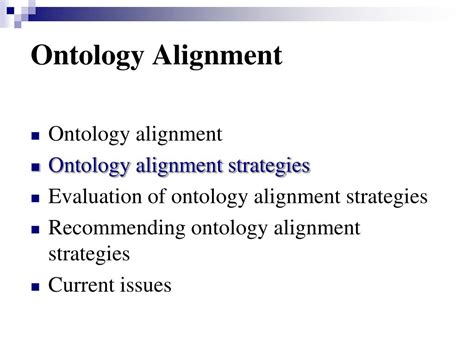 Ppt Ontology Alignment Powerpoint Presentation Free Download Id