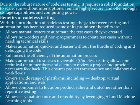 Ppt Is Codeless Automation Testing Revolutionizing The Testing Industry Powerpoint