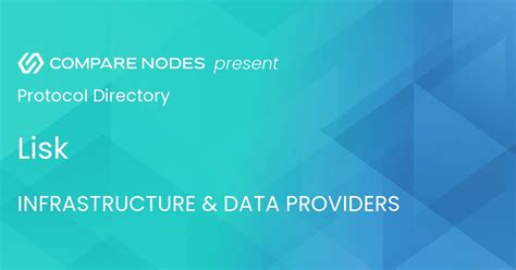 Lisk Directory Top 16 Lisk Rpc Providers Nodes And Data Api Services