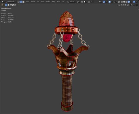 Beginners Overview Of 3d Game Asset Creation In Blender Cg Cookie