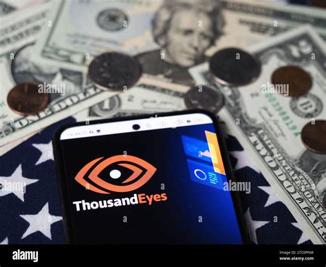 In This Photo Illustration Thousandeyes Part Of Cisco Logo Seen