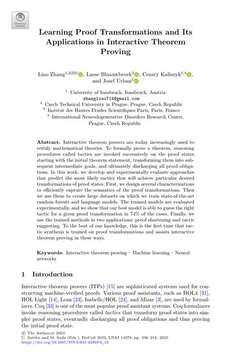 pdf learning proof transformations and its applications in