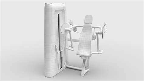 Generic Bicep Curl Gym Machine D Model TurboSquid