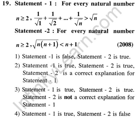 JEE Main Mathematics Binomial Theorem And Mathematical Induction Previous Year Papers Questions