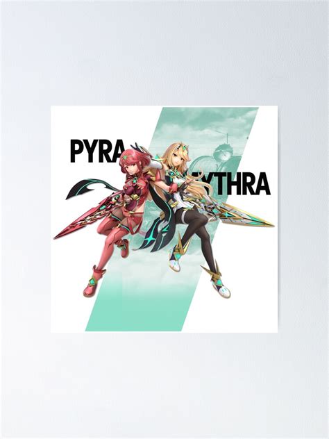 Pyra And Mythra Poster By Koscs Redbubble
