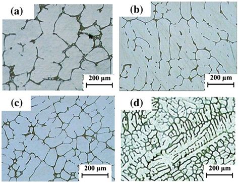 As Cast Microstructure Of Alloy Achieved At Cooling Rate A 0 04 K S Download Scientific