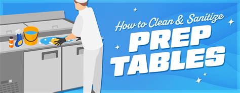 The Correct Way To Clean And Sanitize A Prep Table