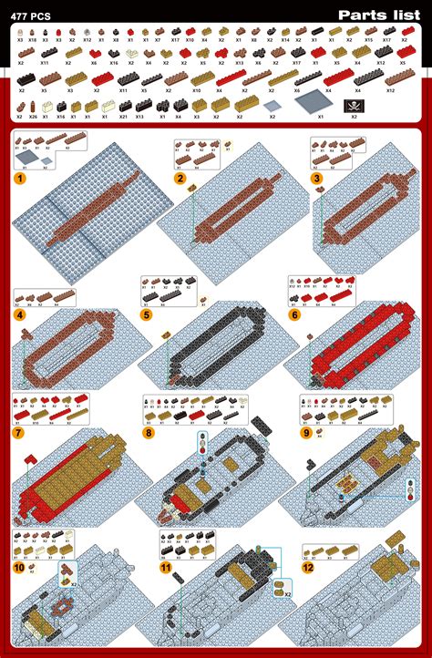 Pirate Ship Mini Block Set