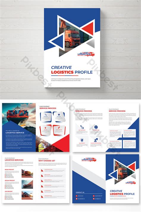 Creative Logistics Company Profile Ai Free Download Pikbest