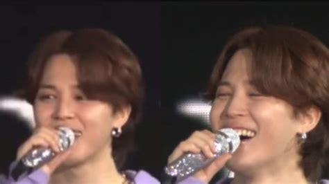 Bts Busan Concert Jimin Cant Stop Smiling As Bangtan Armys Sing Birthday Song For Him