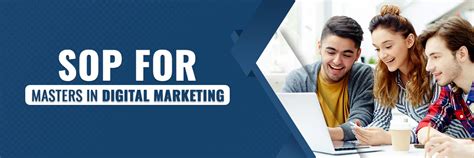 SOP For Masters MS In Digital Marketing Sample And Tips