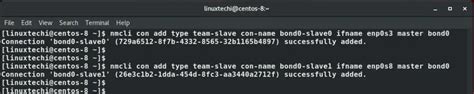 How To Configure NIC Teaming On CentOS RHEL